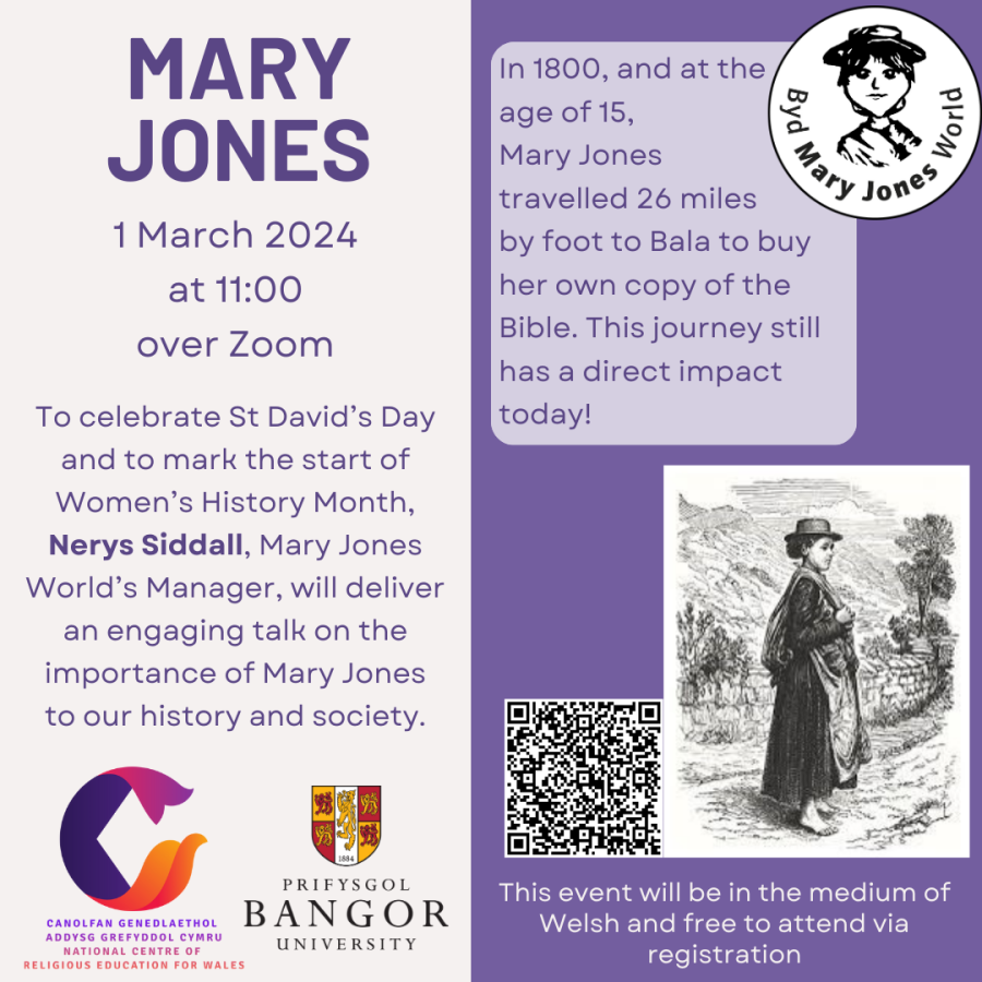 St David's Day talk and the start of Women's History Month: Mary Jones and her influence ...